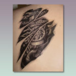 A4 Temporary Tattoo – Cyborg & Stitches | Karmaela Art & Design